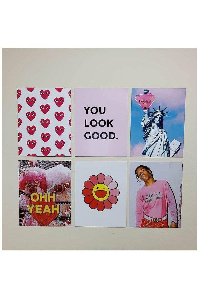 6 PINK BUNDLE POSTER PACK – PosterFi