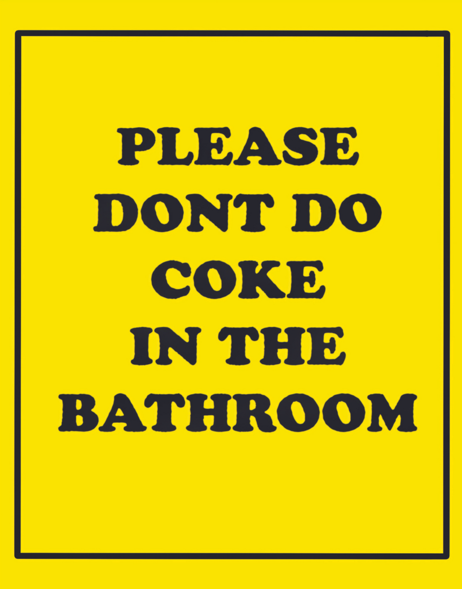 BATHROOM RULES POSTER IN MULTIPLE COLORS – PosterFi