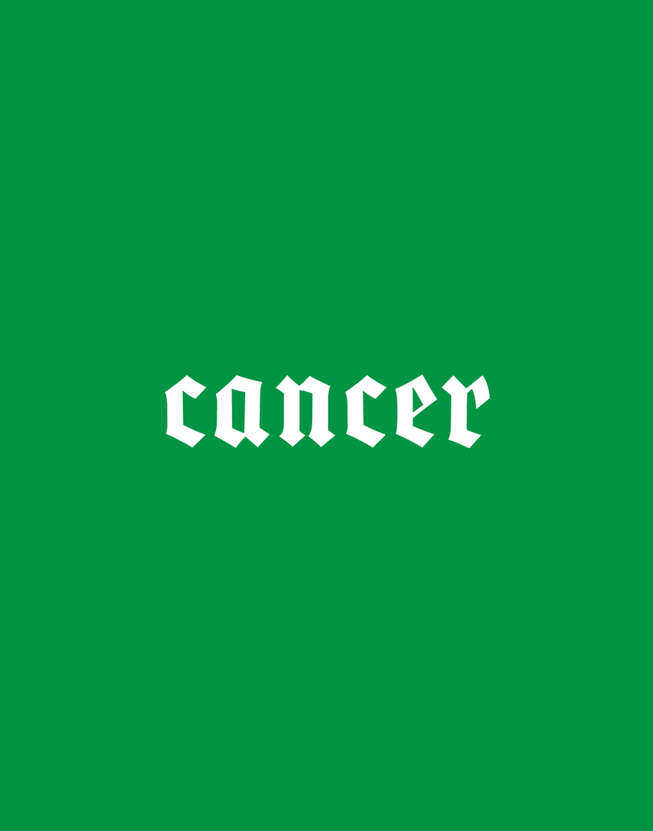 CANCER POSTER IN MULTIPLE COLORS – PosterFi