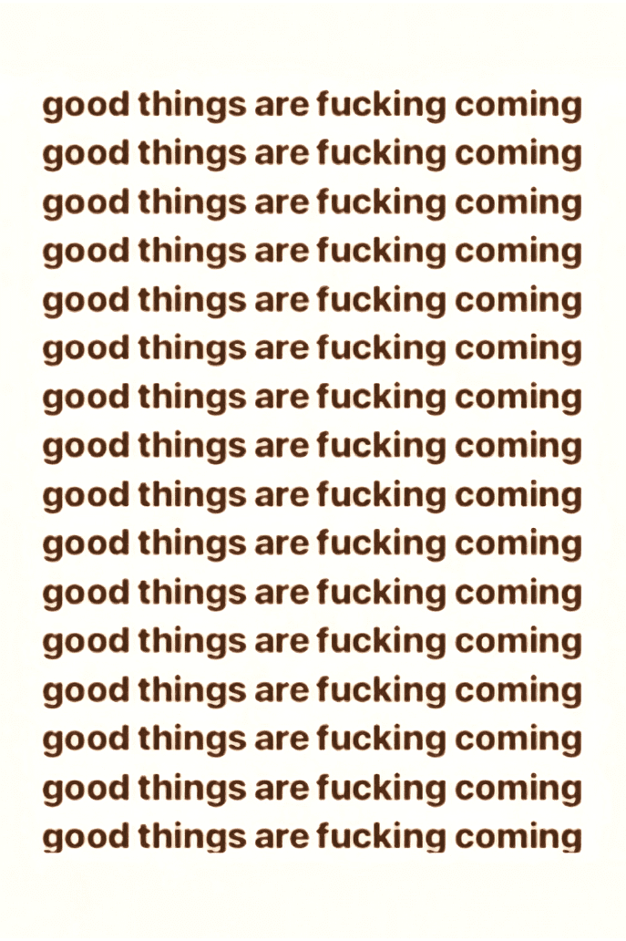 GOOD THINGS POSTER | PosterFi