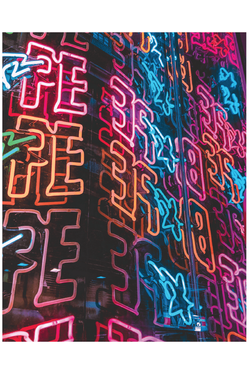 LED BAPE POSTER – PosterFi